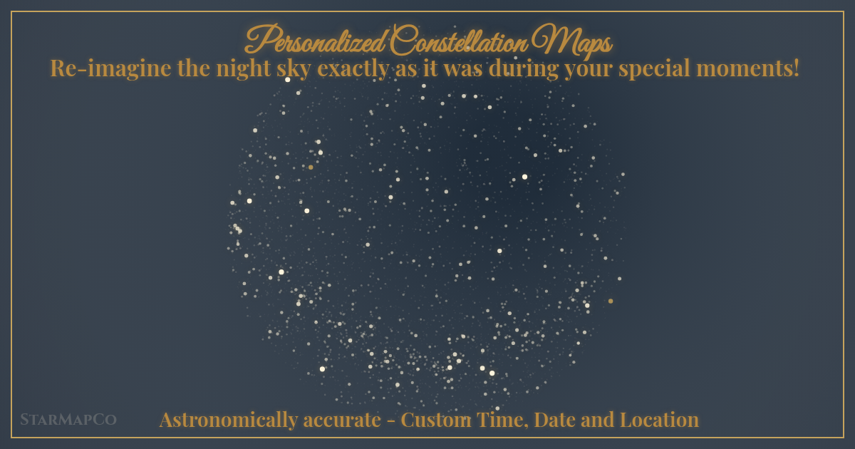 Custom Star Map & Constellation Map | StarMapCo